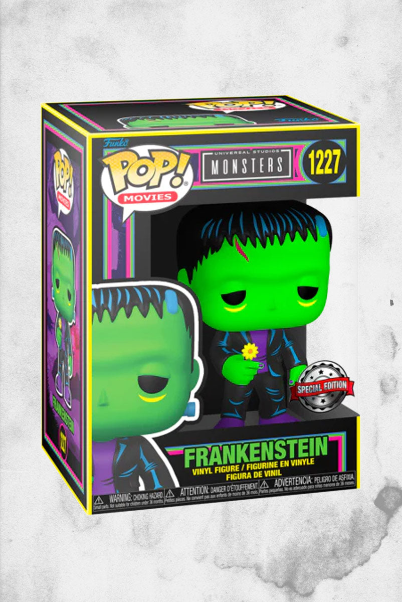 Universal Monsters Frankenstein Blacklight Pop Figure Post
