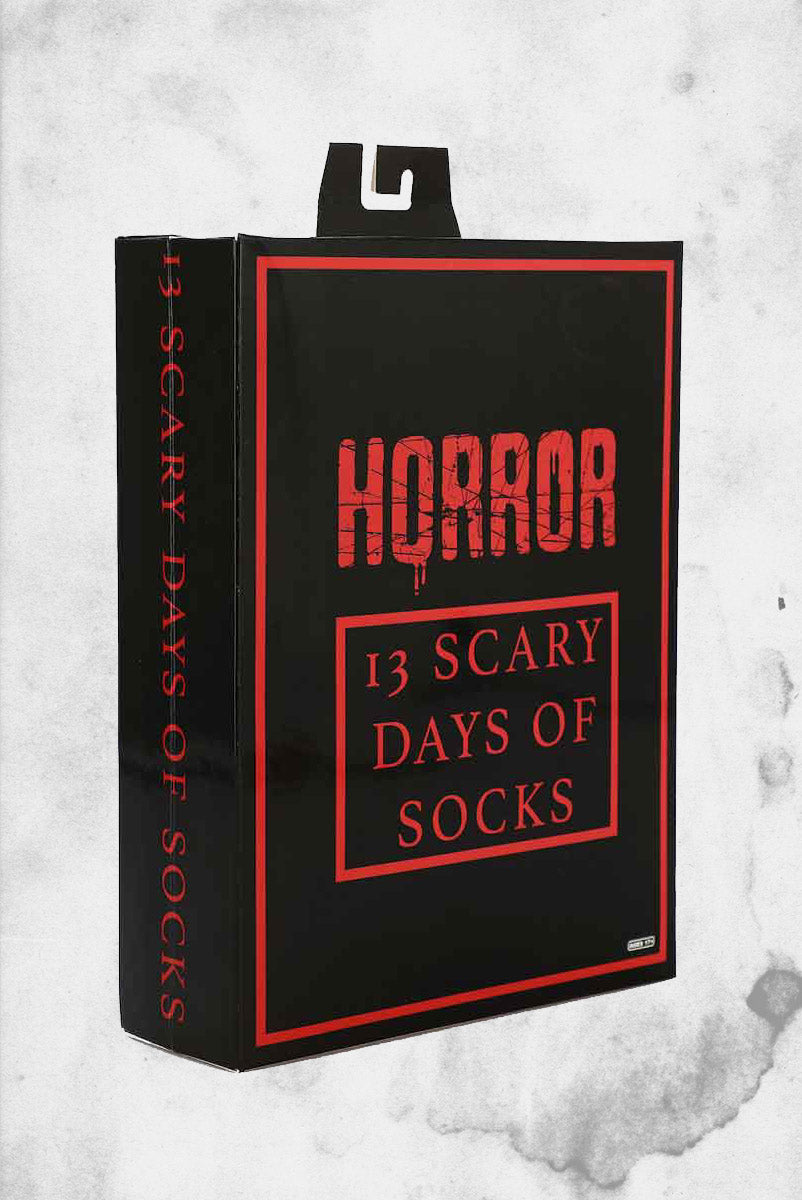 13 Scary Days of Horror Icons Gift Sock Set – Post Mortem Horror Bootique
