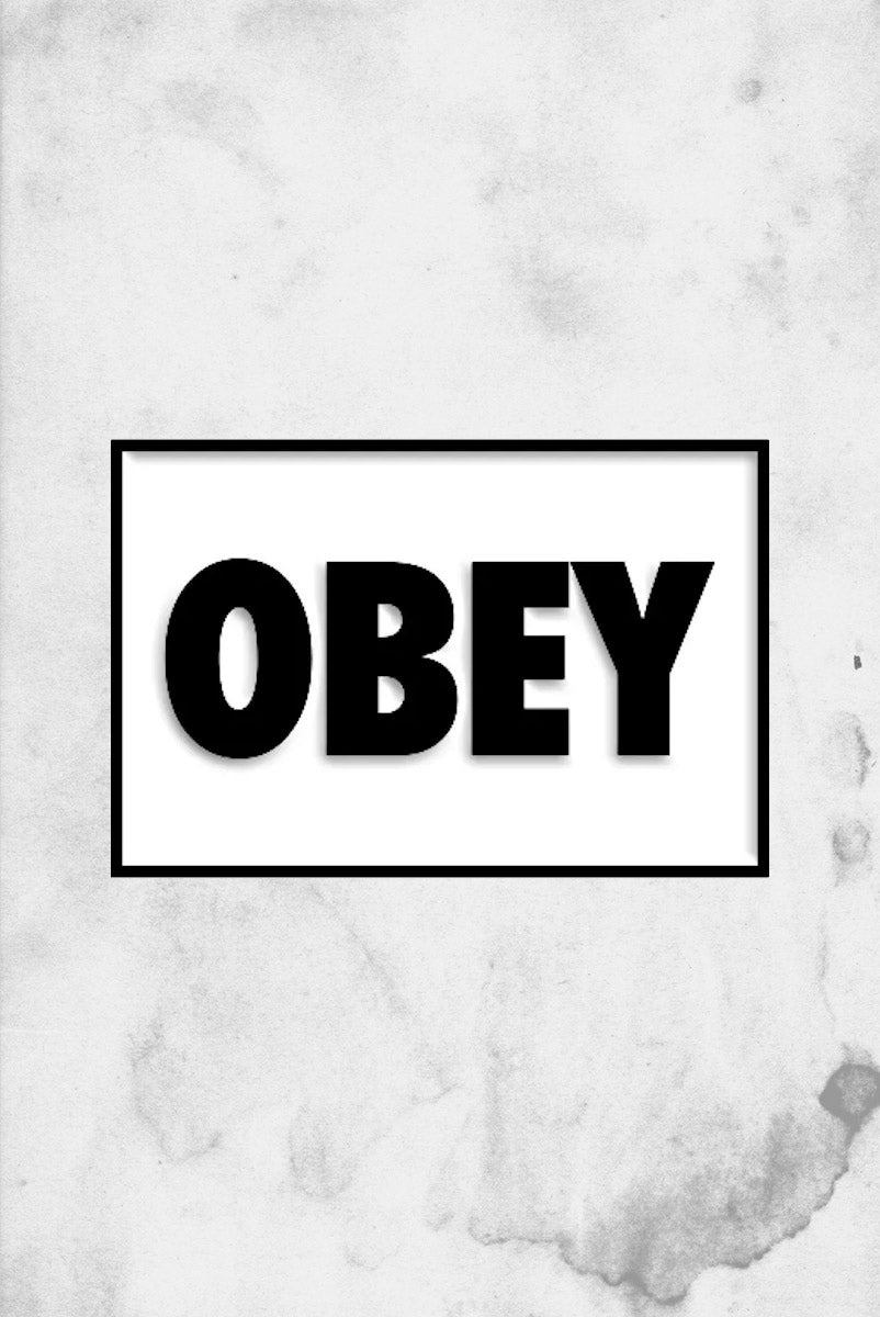They Live - Obey Sign (Enamel Pin) – Post Mortem Horror Bootique