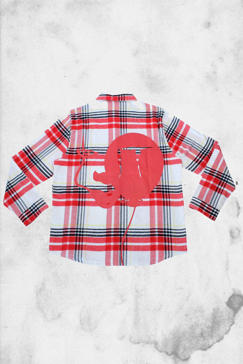 IT - Pennywise Flannel – Post Mortem Horror Bootique