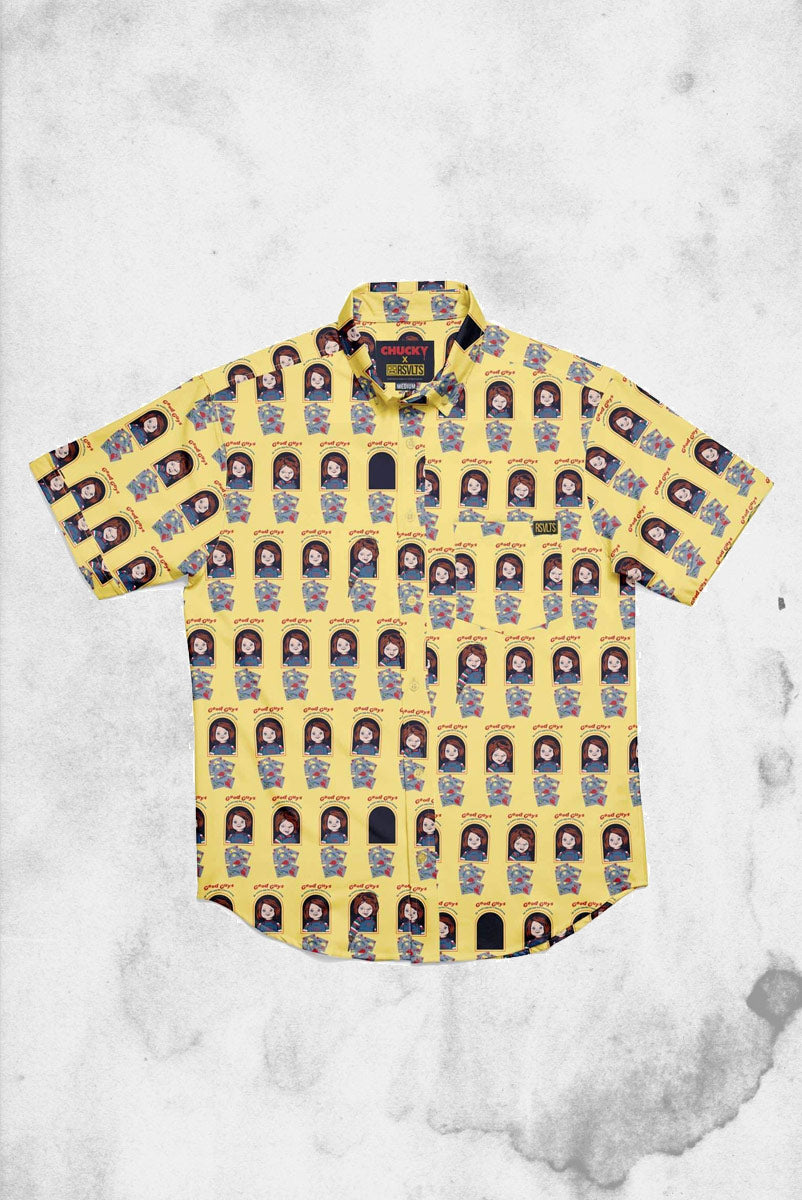 Chucky "Friends 'Till The End" Button-Up – Post Mortem Horror Bootique