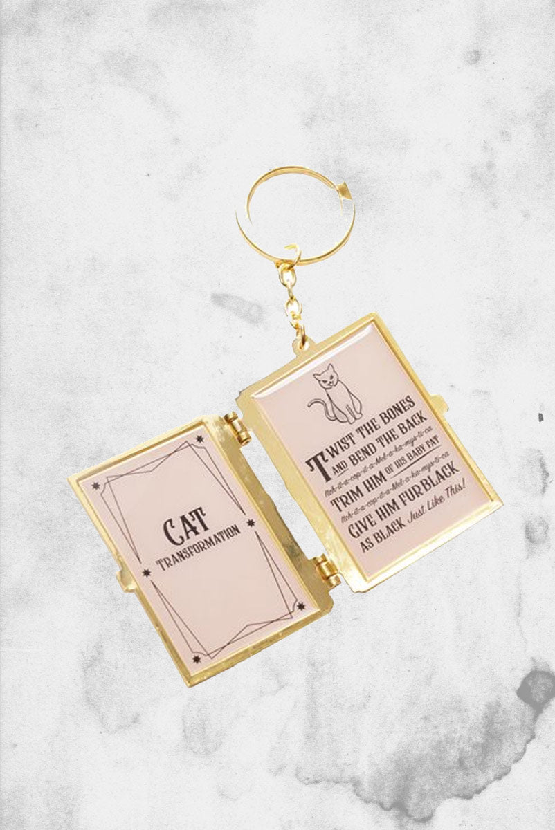 Hocus Pocus - Spell Book Keychain – Post Mortem Horror Bootique
