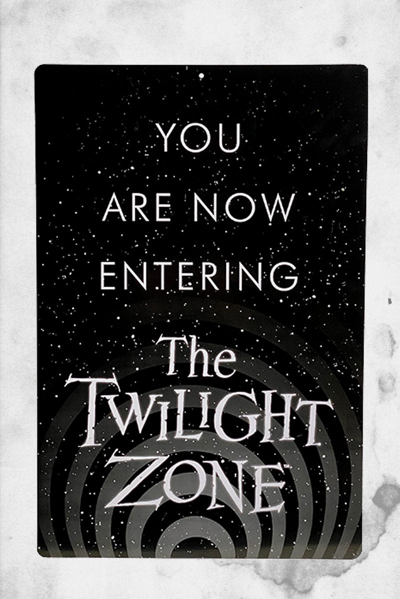 Twilight Zone Aluminum Sign – Post Mortem Horror Bootique