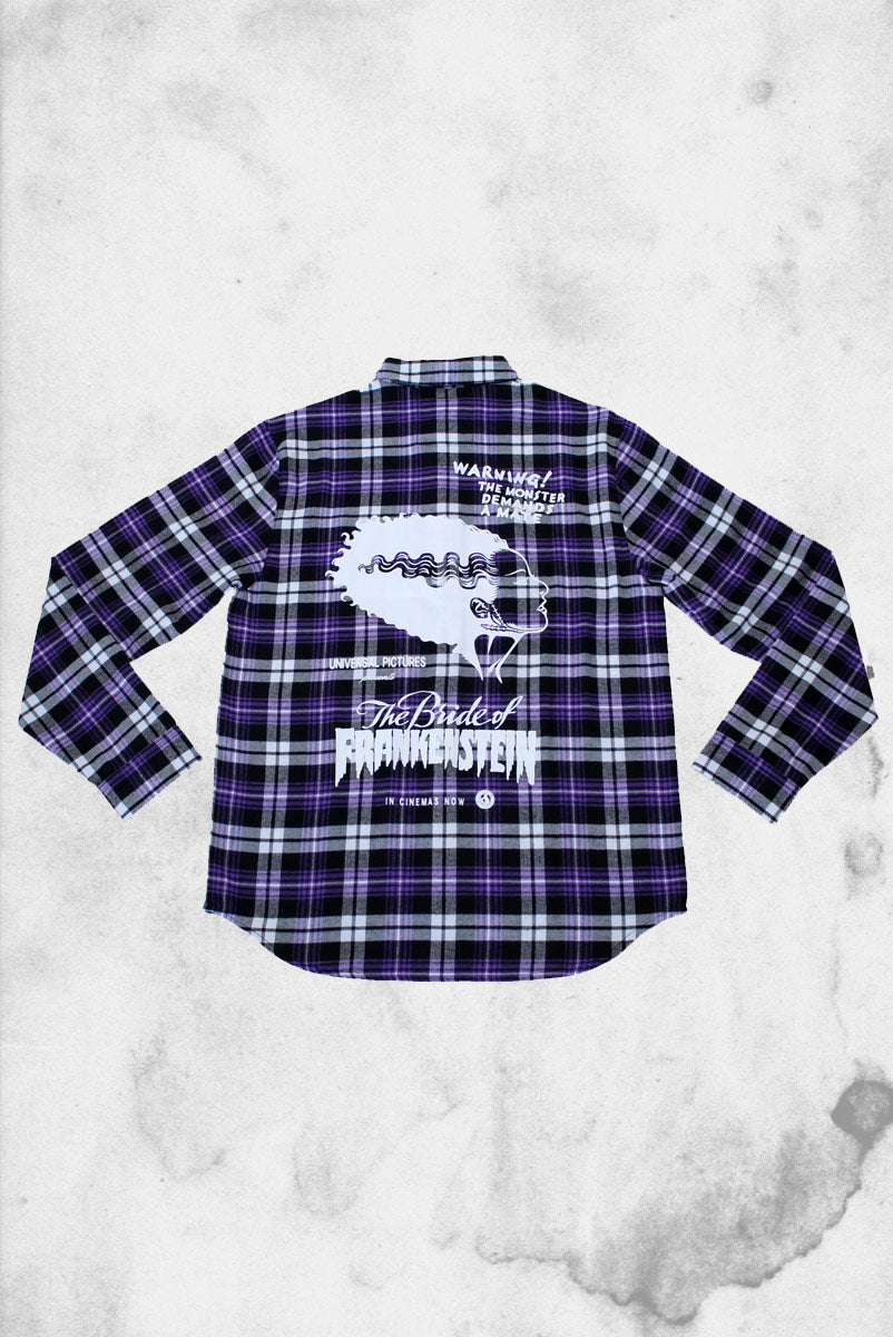 Universal Monsters - The Bride Flannel – Post Mortem Horror Bootique